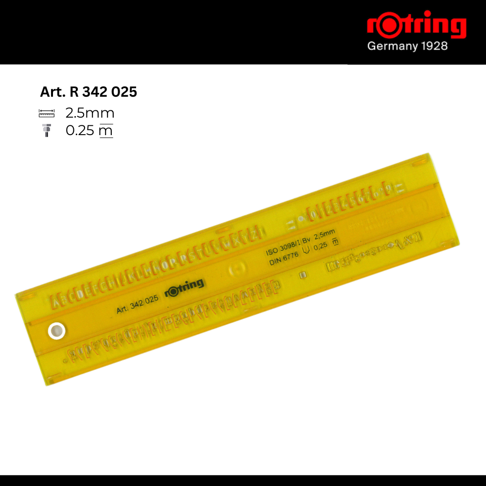 ROTRING Lettering Templates for College Drafting Drawing Architecture ...