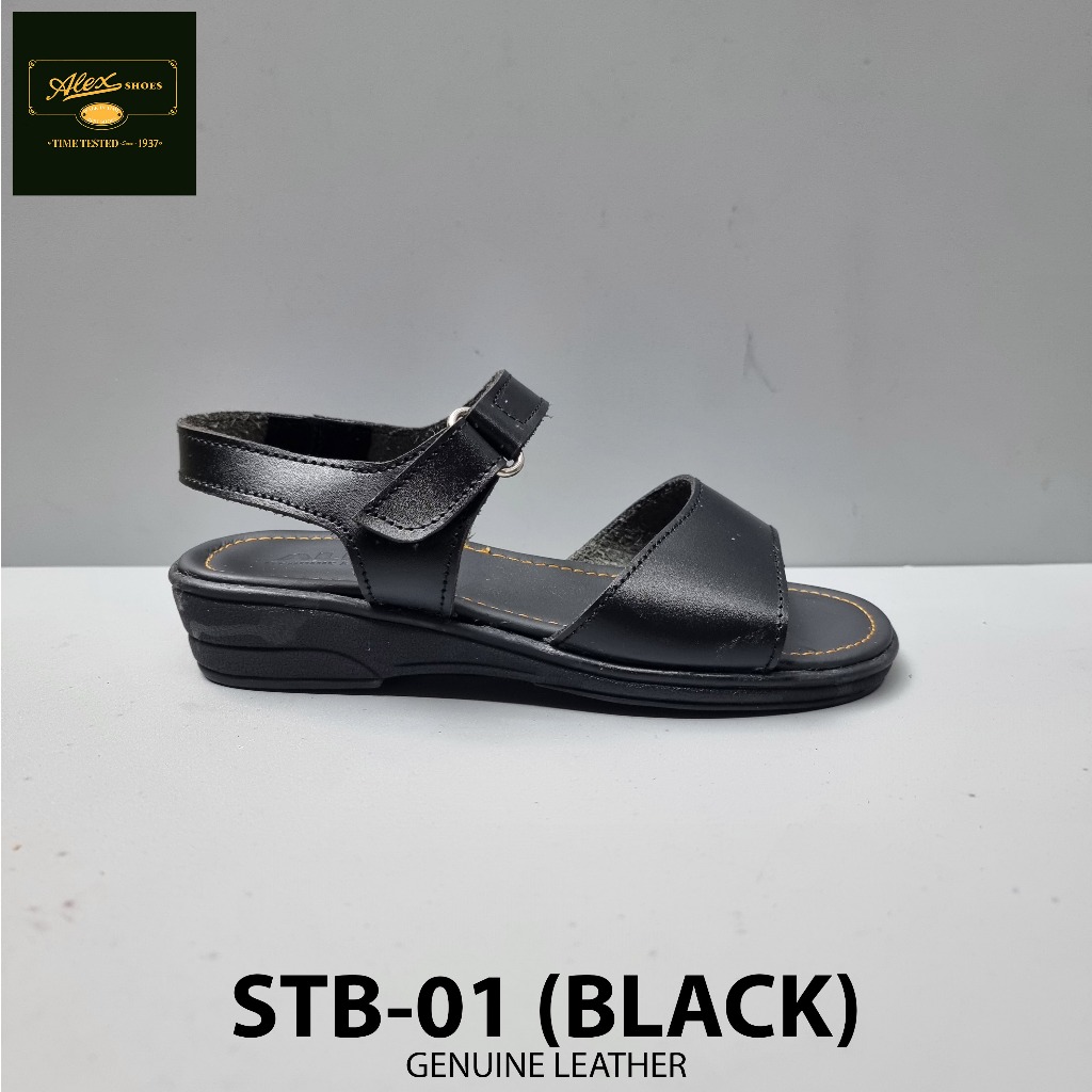 ALEX SHOES WOMEN'S GENUINE LEATHER SANDALS | Shopee Philippines
