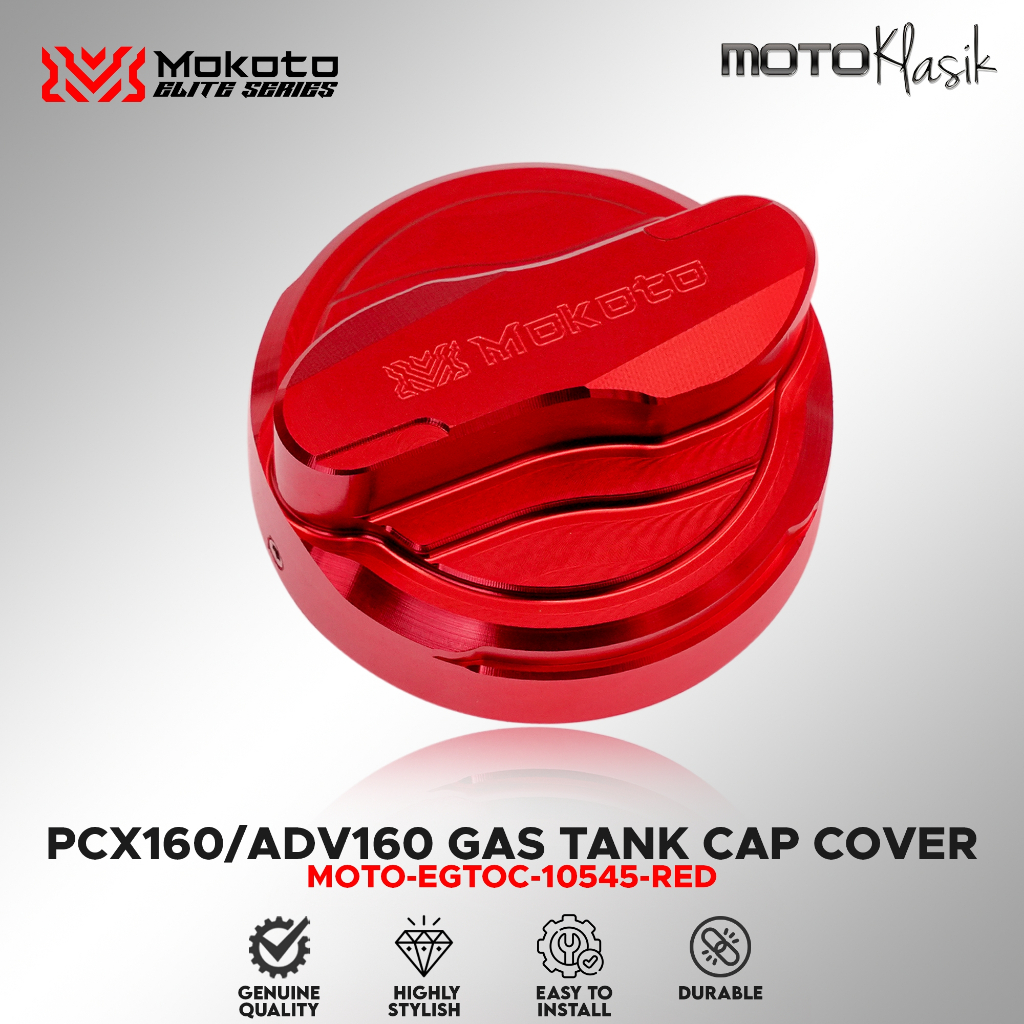 MOKOTO ELITE SERIES HONDA ADV 160 / PCX 160 CNC ALLOY GAS TANK CAP ...