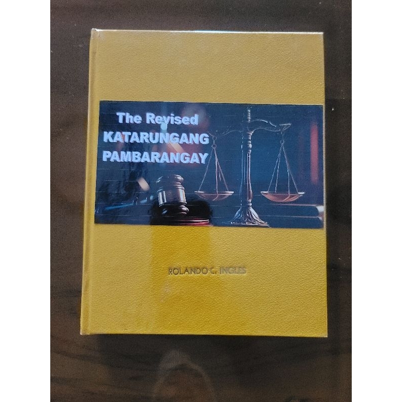Katarungang Pambarangay and its IRR TAGALOG-ENGLISH Version | Shopee ...