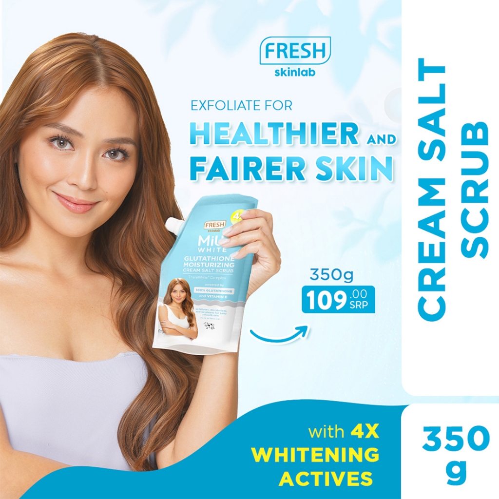 Fresh Skinlab Milk White Glutathione Moisturizing Cream Salt Scrub 300g ...