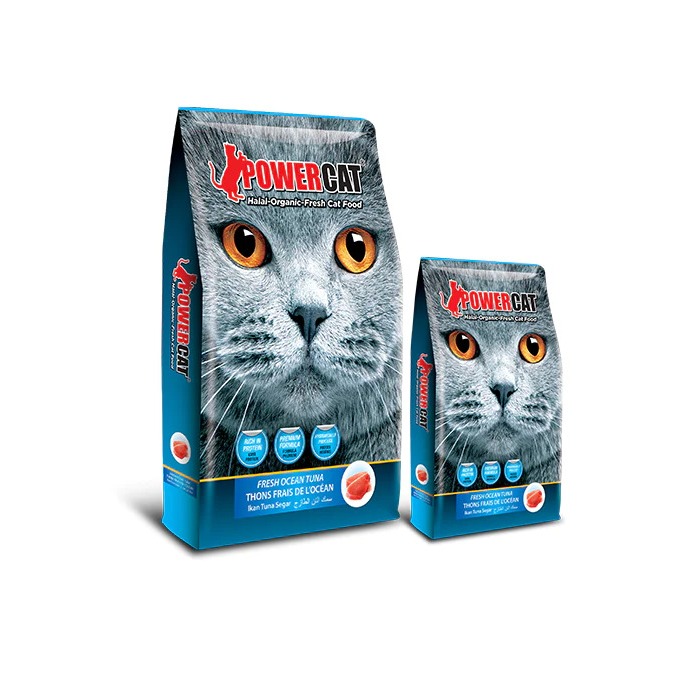 POWERCAT FRESH OCEAN TUNA 1KG REPACKED- HALAL / ORGANIC / FRESH CAT ...