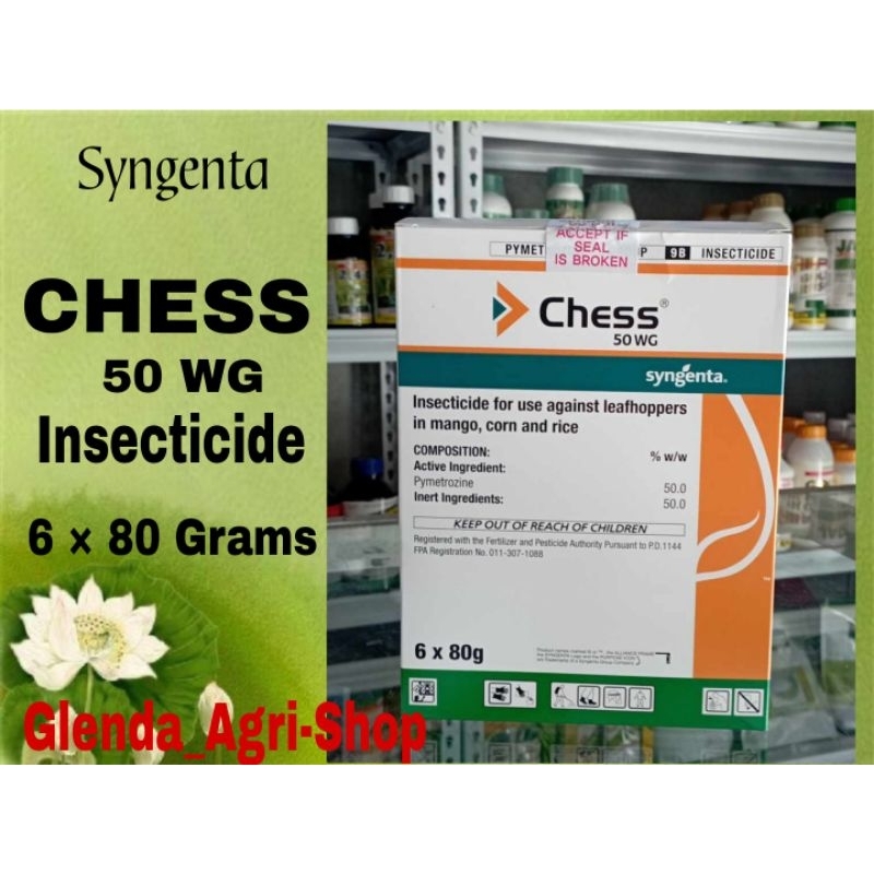 CHESS 50 WG INSECTICIDE ( PYMETEOZINE) 1BOX(6×80grams) | Shopee Philippines