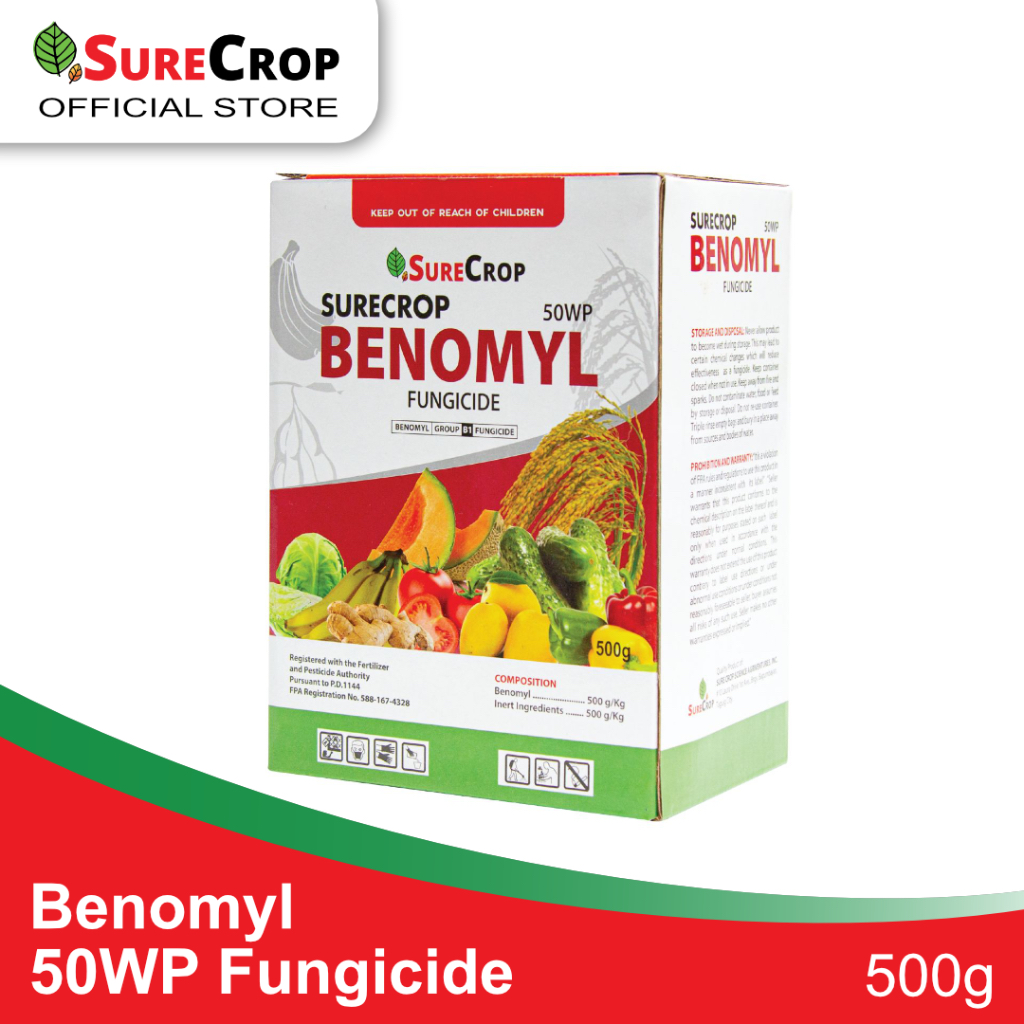 Benomyl 50 WP Fungicide Sure Crop 500g | Shopee Philippines