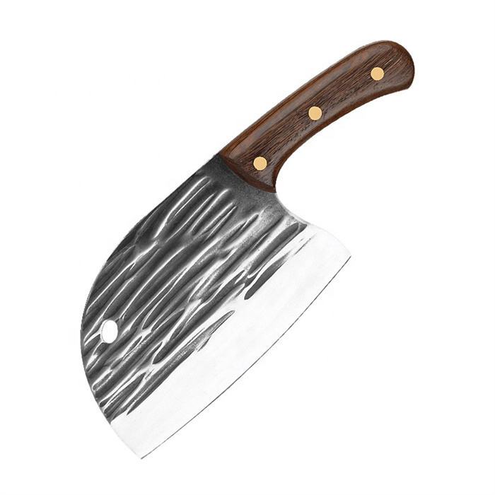Handmade Forged Kitchen Knife Hammer Stainless Steel Chef's Chopper ...