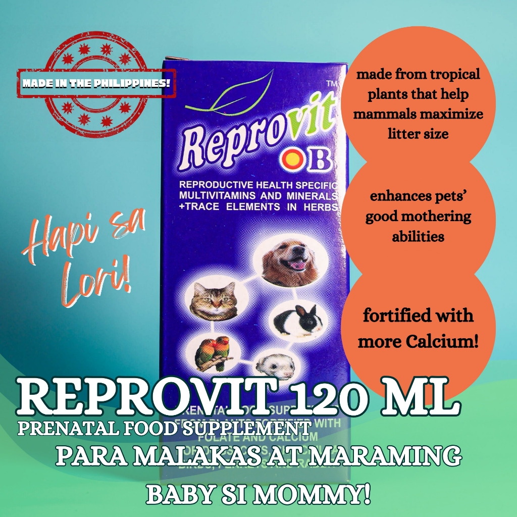 REPROVIT OB Multivitamins and Minerals for Breeding Dogs, Cats, Birds ...