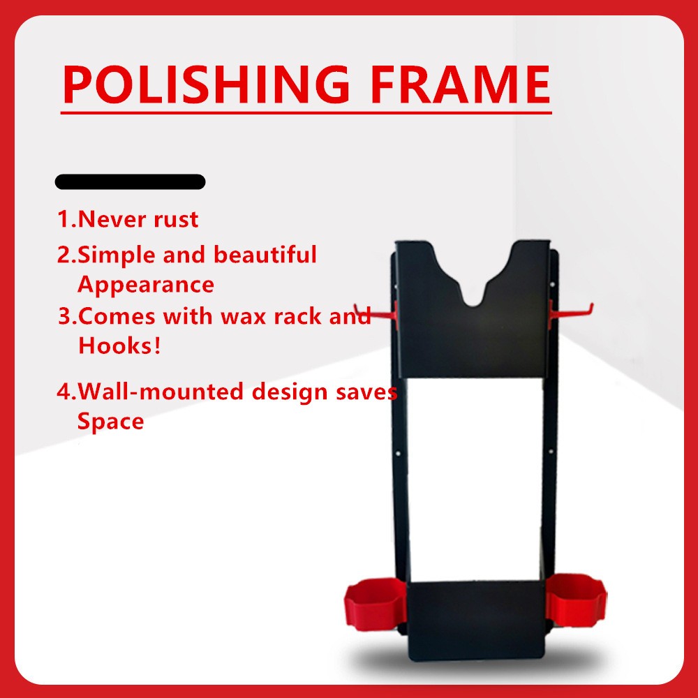 Polisher Holder Wall Mount Polishing Machine Storage Shelf for Waxing ...