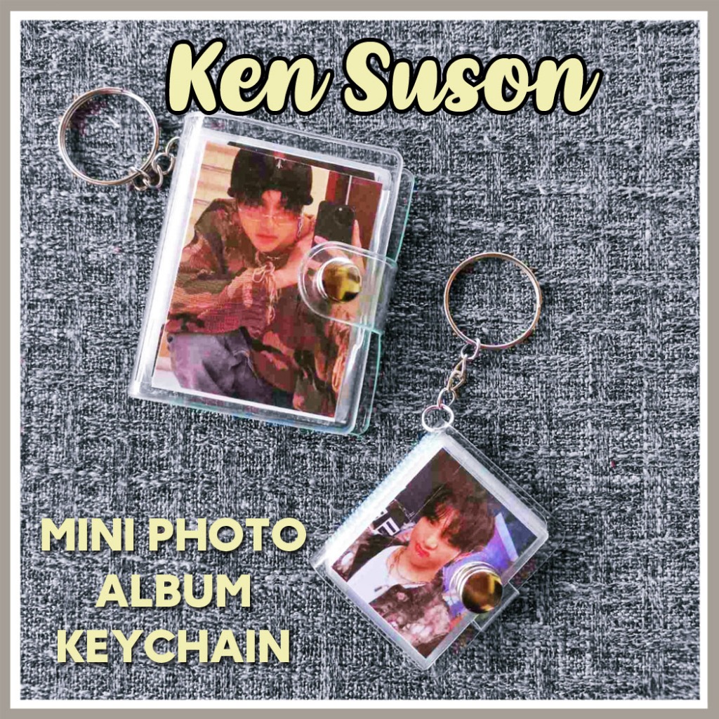 Customized SB19 Ken Suson Mini Photo Album Keychain (Print Your Own Photo) | Shopee Philippines