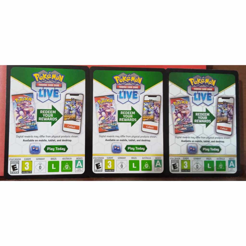 Pokemon TCG Live Code Cards (Unused) | Shopee Philippines