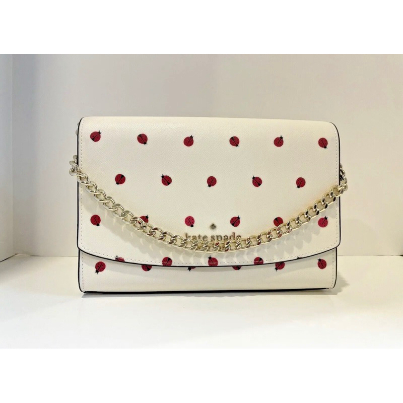 Kate Spade Carson Convertible Crossbody Handbag LadyBug | Shopee ...