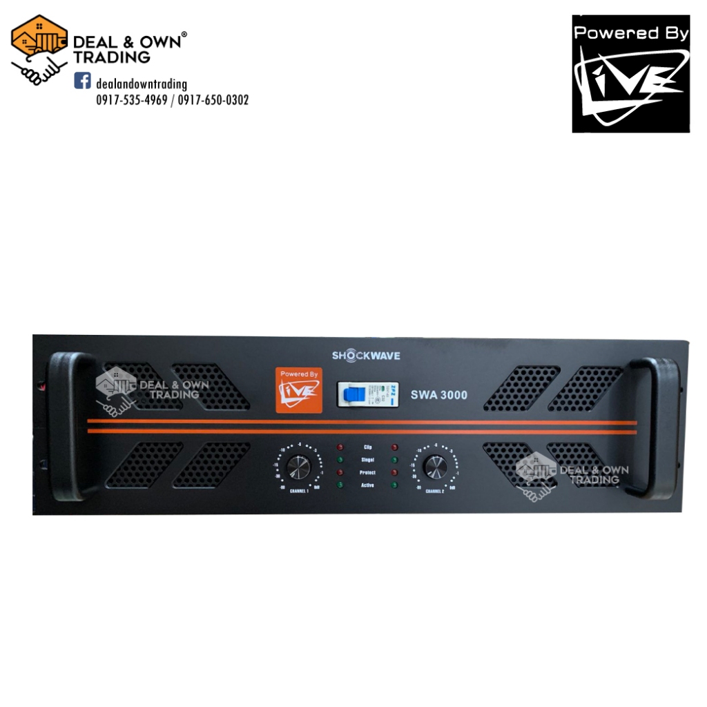 Live Shockwave SWA-3000 Powered Amplifier | Shopee Philippines