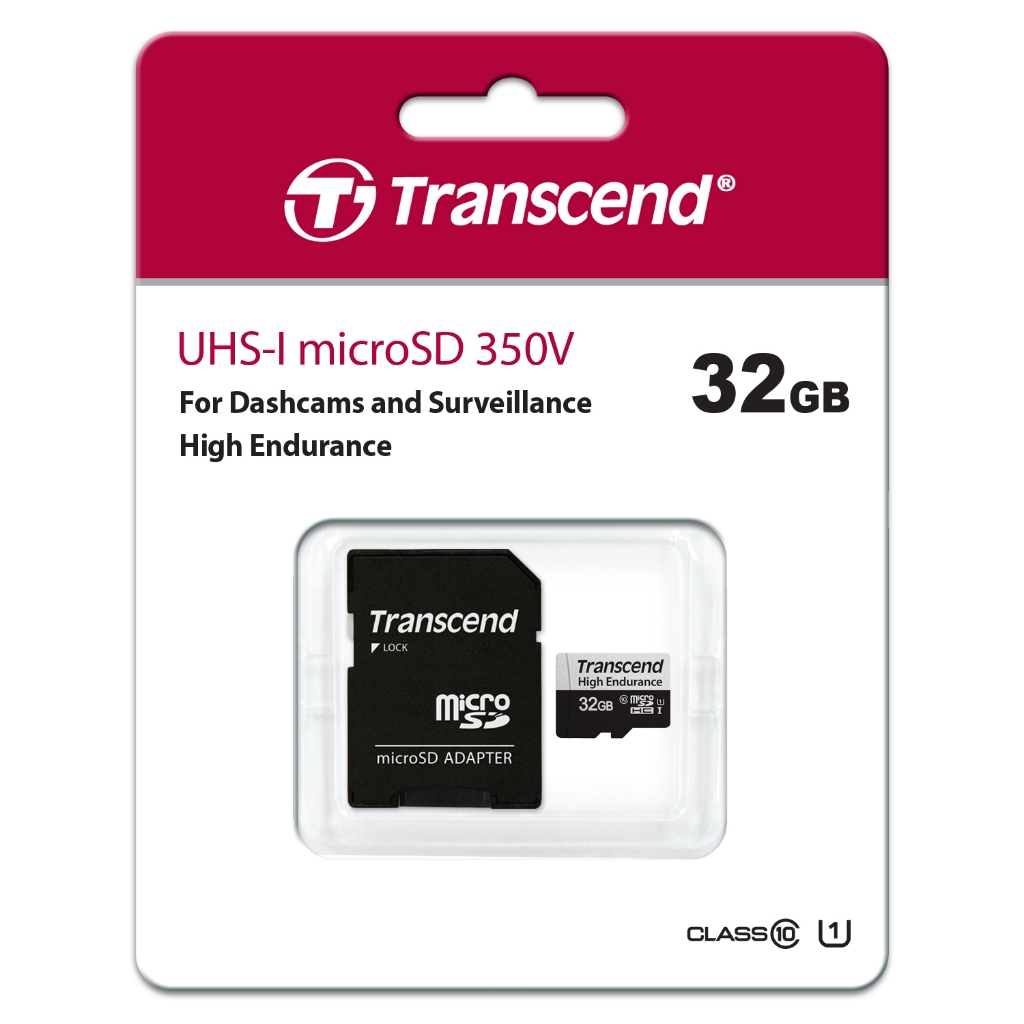 Transcend High Endurance Micro350V 32G/64G/128G/256G/ 512G FOR CCTV ...