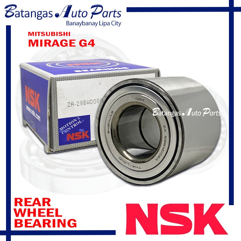 NSK REAR WHEEL BEARING MITSUBISHI MIRAGE G4 1PC MADE IN THAILAND ...
