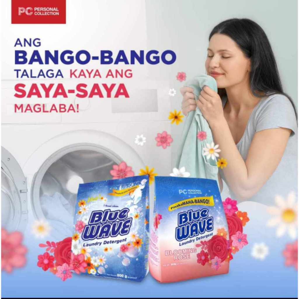 Blue Wave PLD Wave Detergent Powder with scent | Shopee Philippines