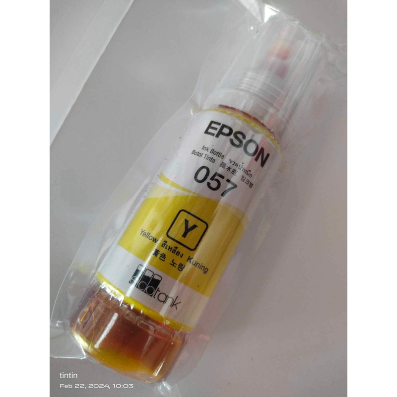 original ink 057 yellow for epson printer L18050 | Shopee Philippines