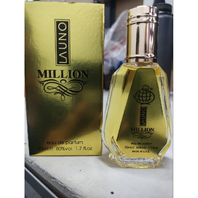 La Uno Million for men 50ml by Fragrance World (1 million Dupe ...