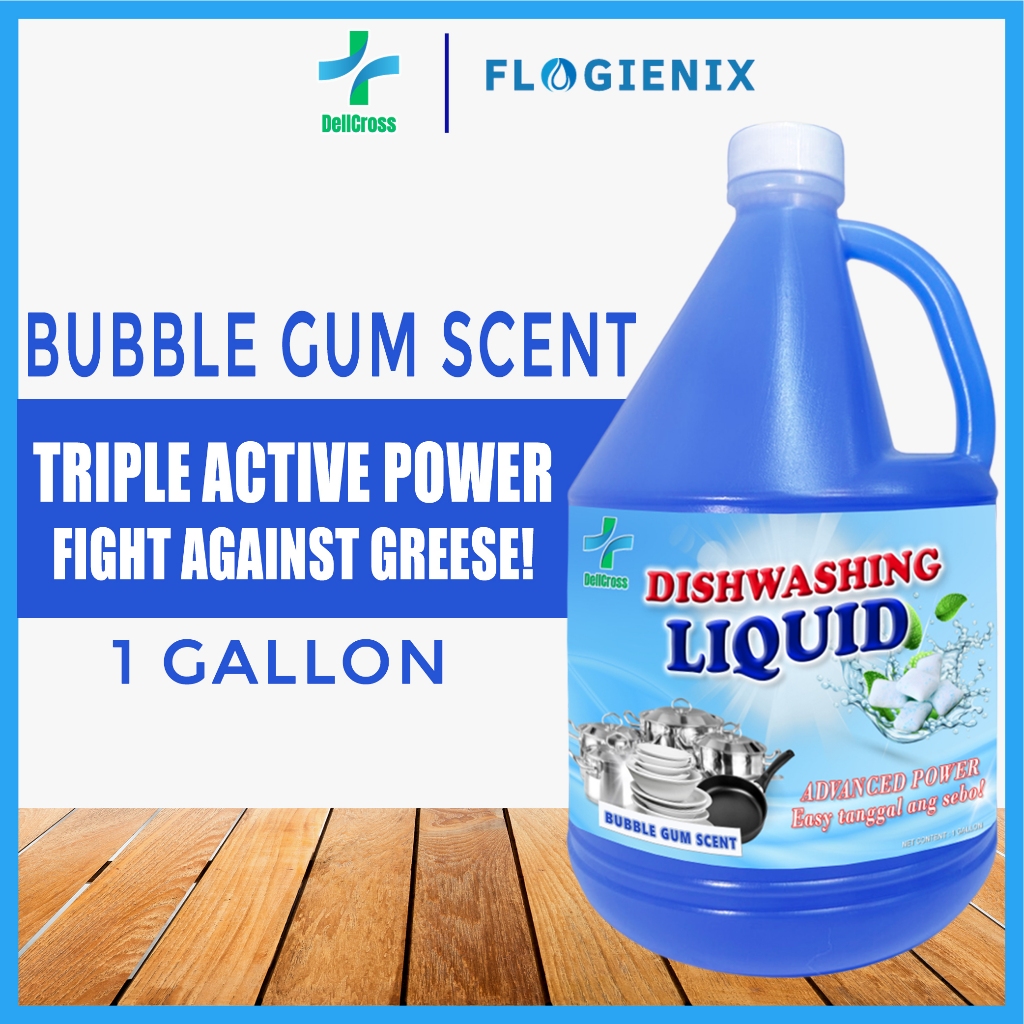 Flogienix Dishwashing Liquid - 1 Gallon BUBBLE GUM SCENT | Shopee ...