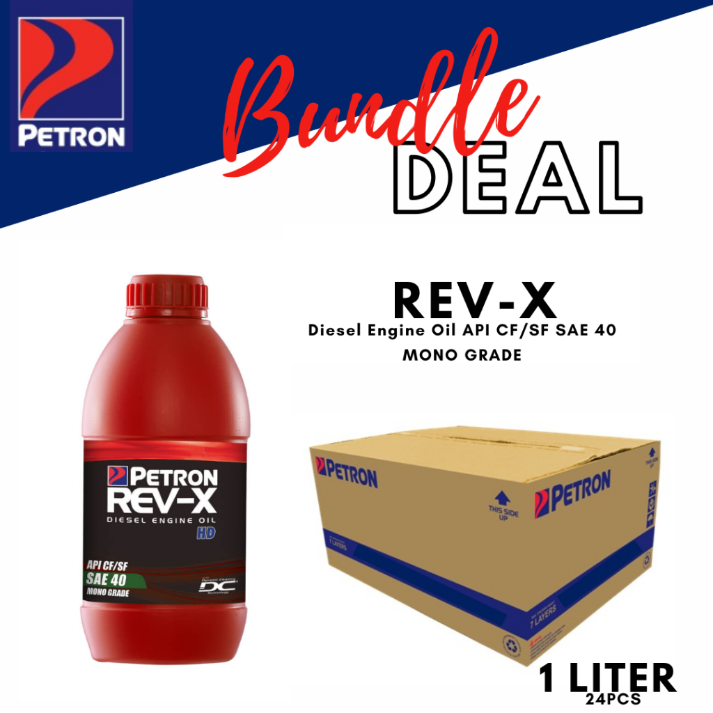 1 BOX PETRON REV-X 1 LITER | Shopee Philippines