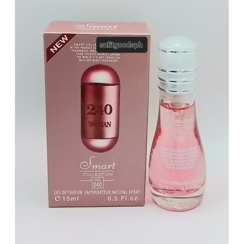SMART COLLECTION PERFUME NO. 240 FOR WOMEN 15 ML EDP | Shopee Philippines