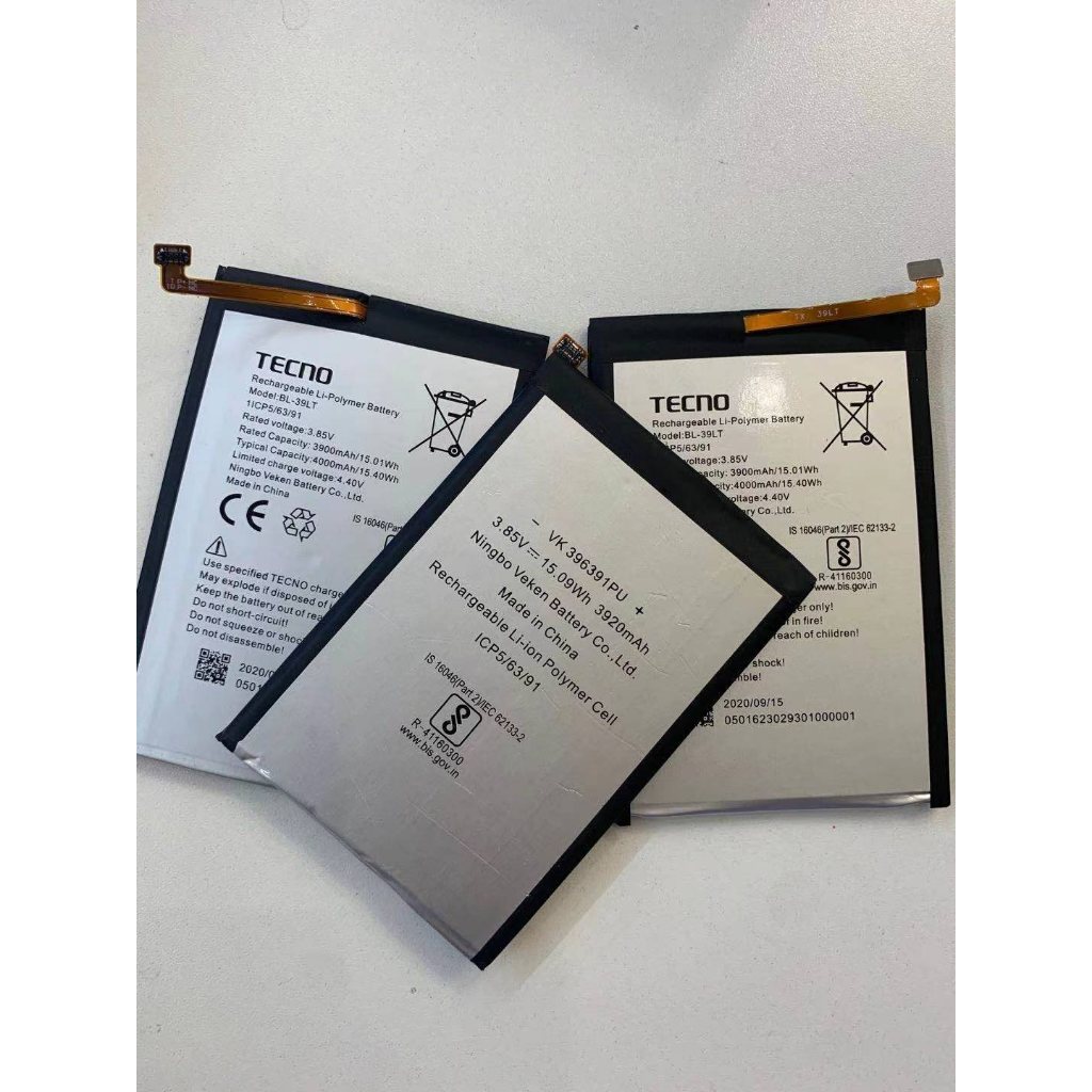 TECNO SPARK 4 SPARK 4 PRO BL-39LT CAMON 12 BATTERY REPLACEMENT ...