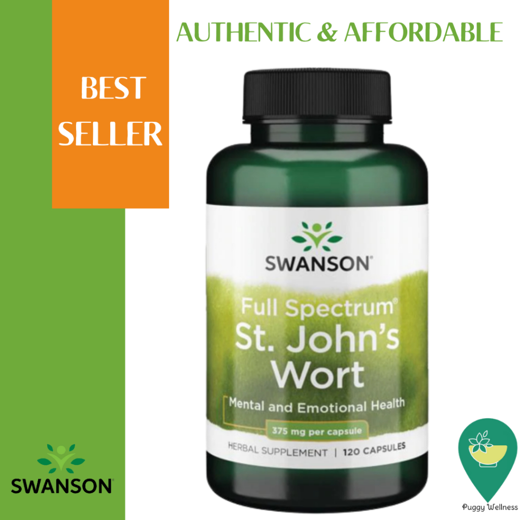 Swanson Premium Full Spectrum St. John's Wort, 375 mg, 120 caps Expiry ...