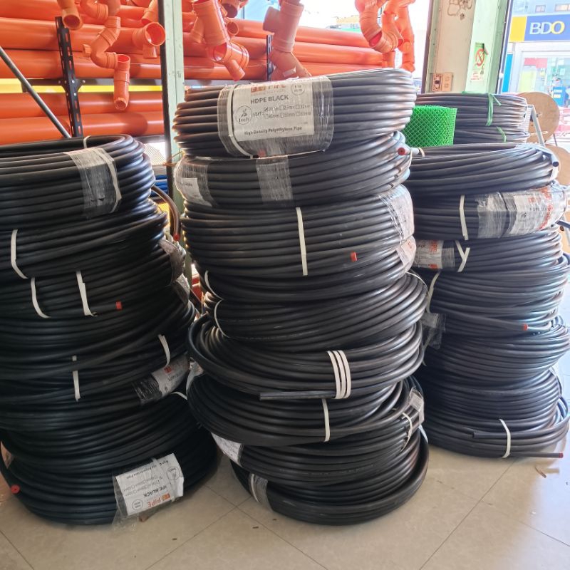 BIO Pipe HDPE Black for Agri ½ and ¾ size 80 meters Heavy Duty (makapal ...
