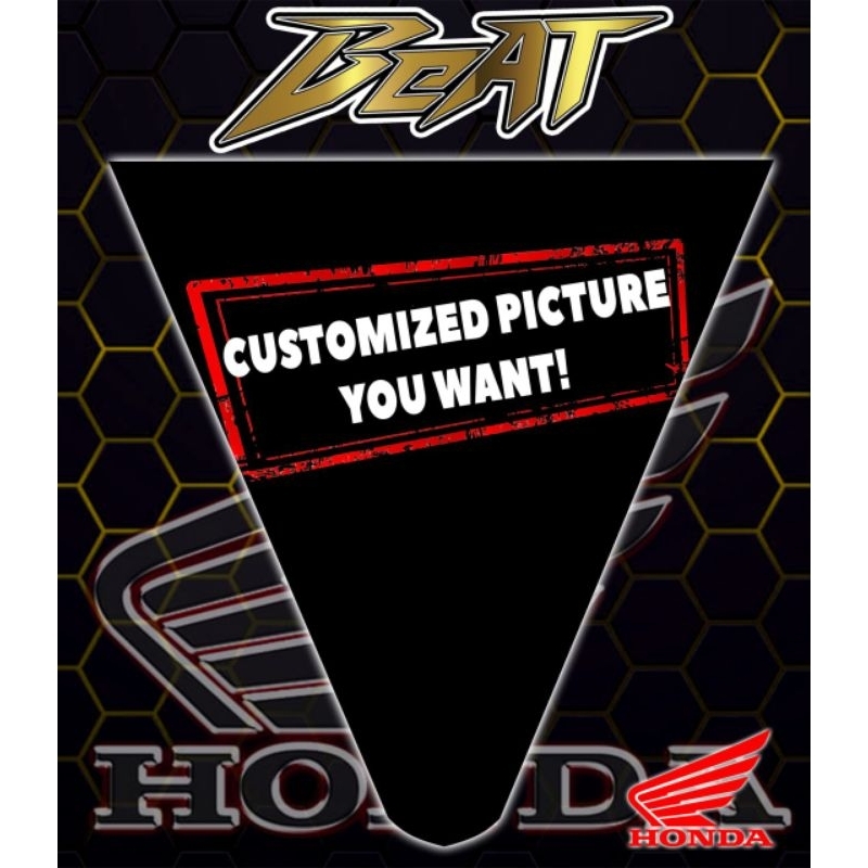 Make Your Own Design front sticker for Honda Beat v2 | Shopee Philippines