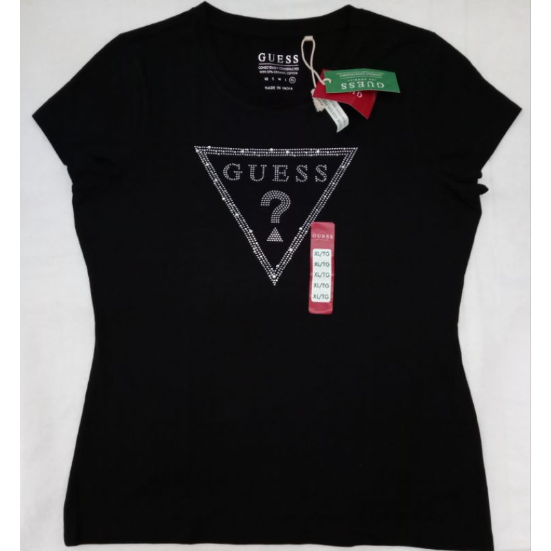Guess Women Shirt Crystal Design Original | Shopee Philippines
