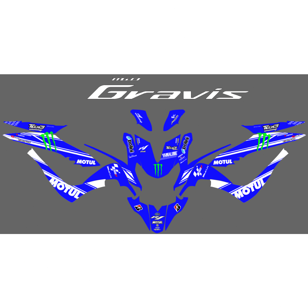YAMAHA GRAVIS BLUE DESIGN | Shopee Philippines