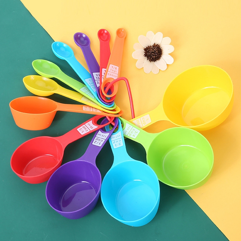 Easy to Wash 12-piece Set Color Measuring Spoon | Shopee Philippines