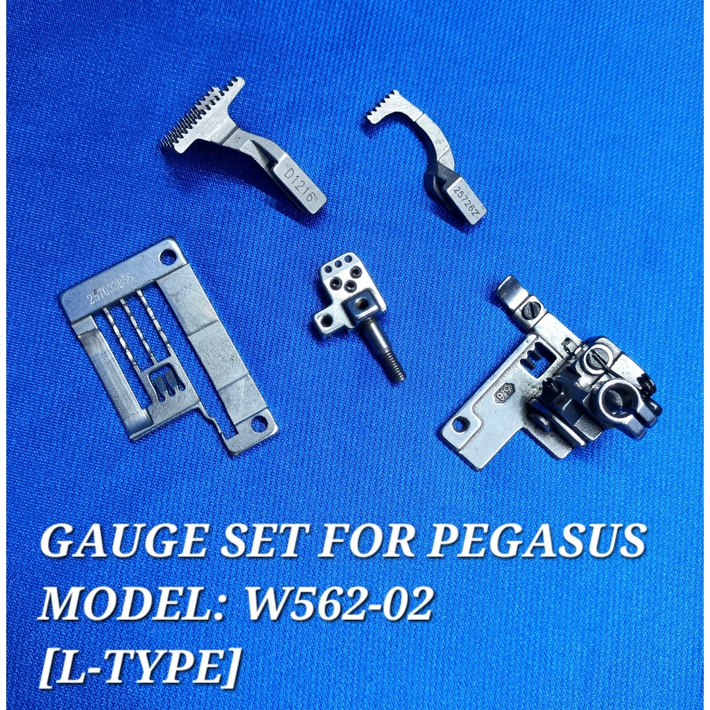 GAUGE SET PEGASUS MODEL: W562-02 (L-TYPE) FOR PIPING SEWING MACHINE ...