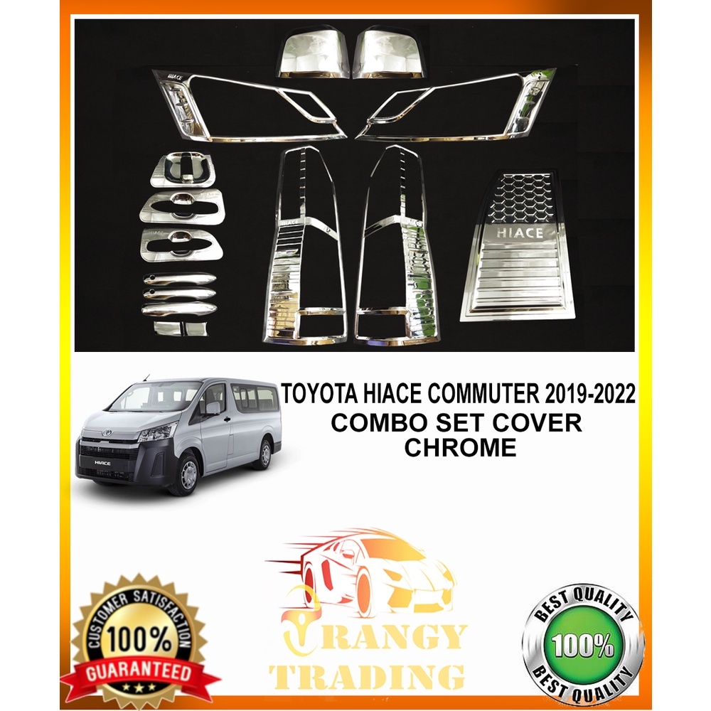 Toyota Hiace Commuter Deluxe 2019 to 2025 Full Garnish/ Combo set ...