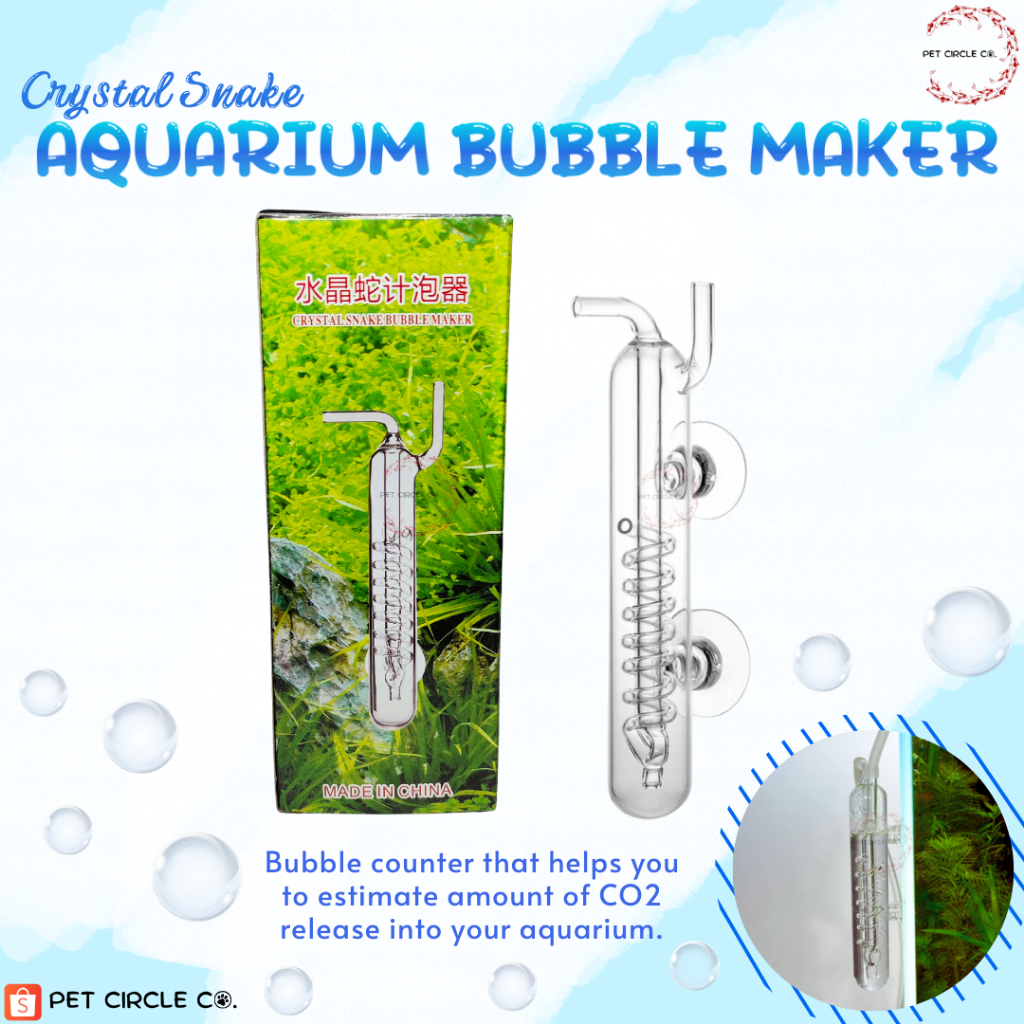 Aquarium Bubble Maker CO2 Spiral bubble counter | Shopee Philippines