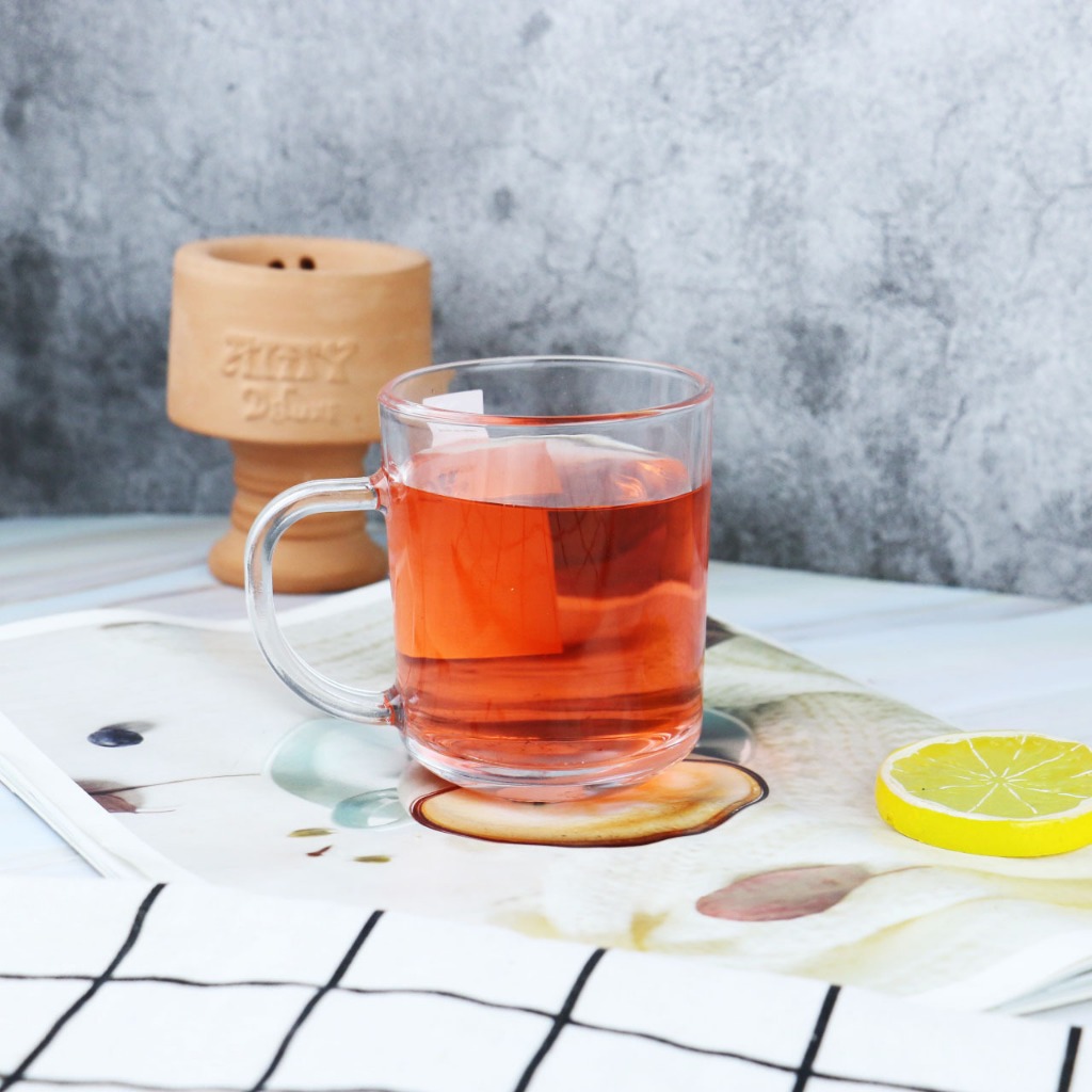 DELISOGA ZB24 Clear Mugs water drinking glass teacups coffee glass with ...