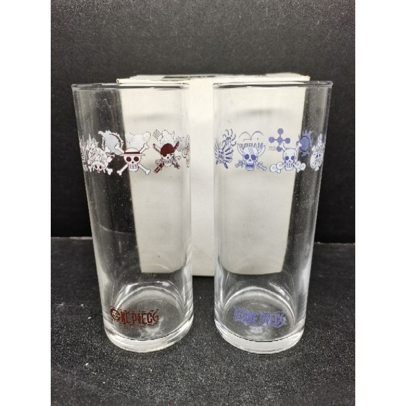 One piece tall glass 2psc with original box | Shopee Philippines