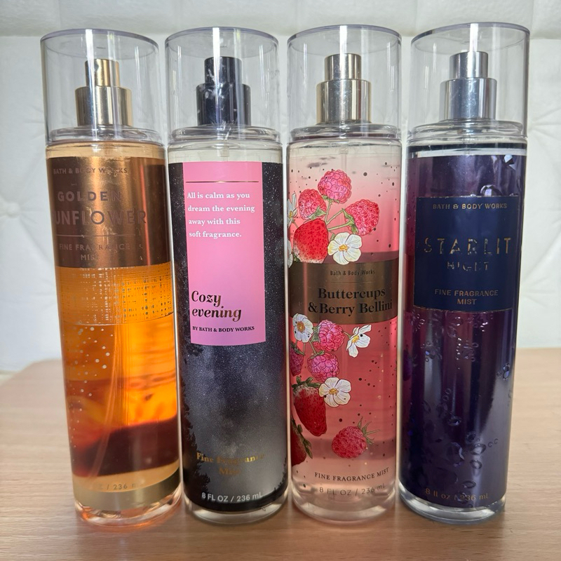 New and Rare Scents - Original Bath and Body Works Fine Fragrance Mist ...