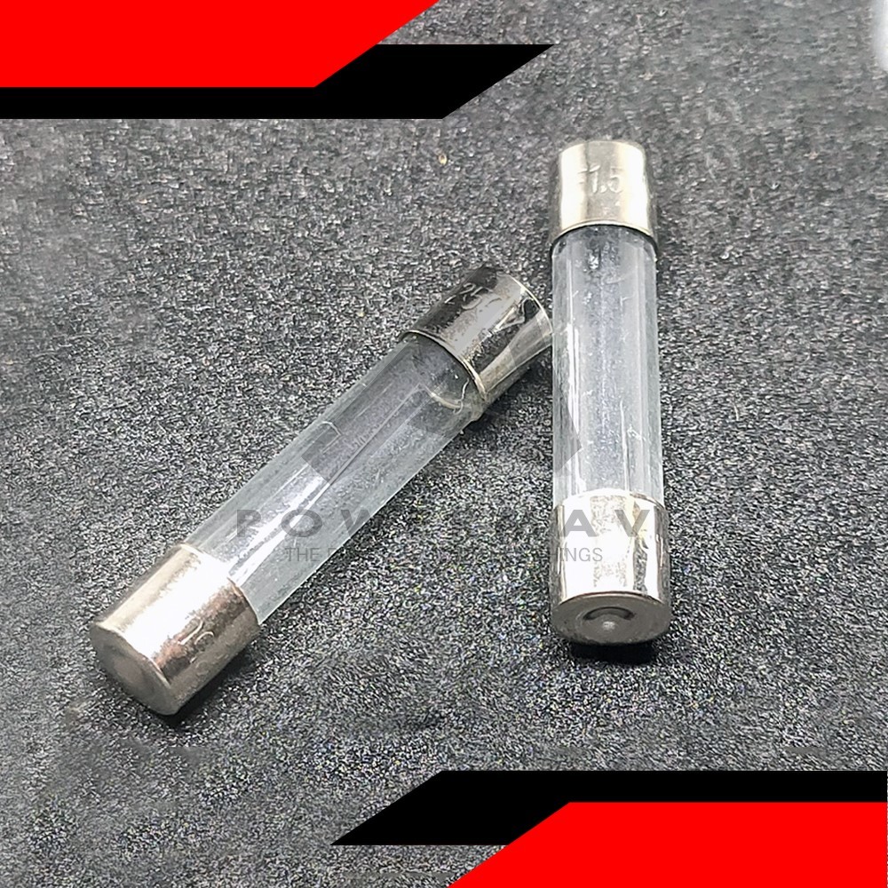 2pcs glass fuse 1.5 amp 220v 230v 250v 6*30 6*30mm 1500ma 1.5A AVR f1 ...