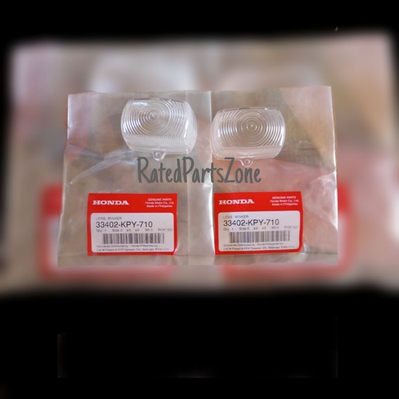 XRM 125 Signal Light Front Lens Only HONDA GENUINE | Shopee Philippines