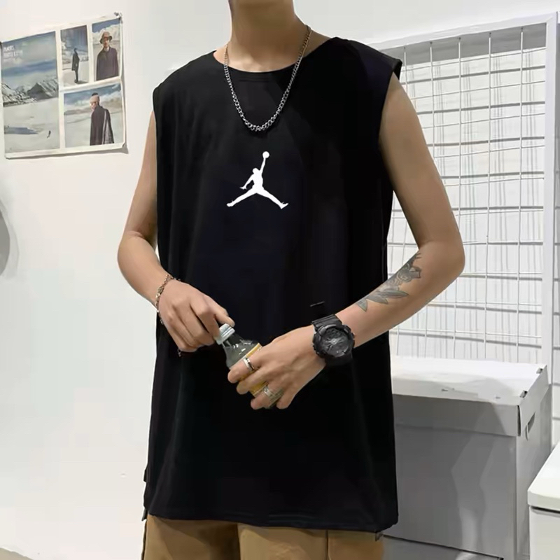 Basketball vest men's loose breathable waffle sando training basketball ...