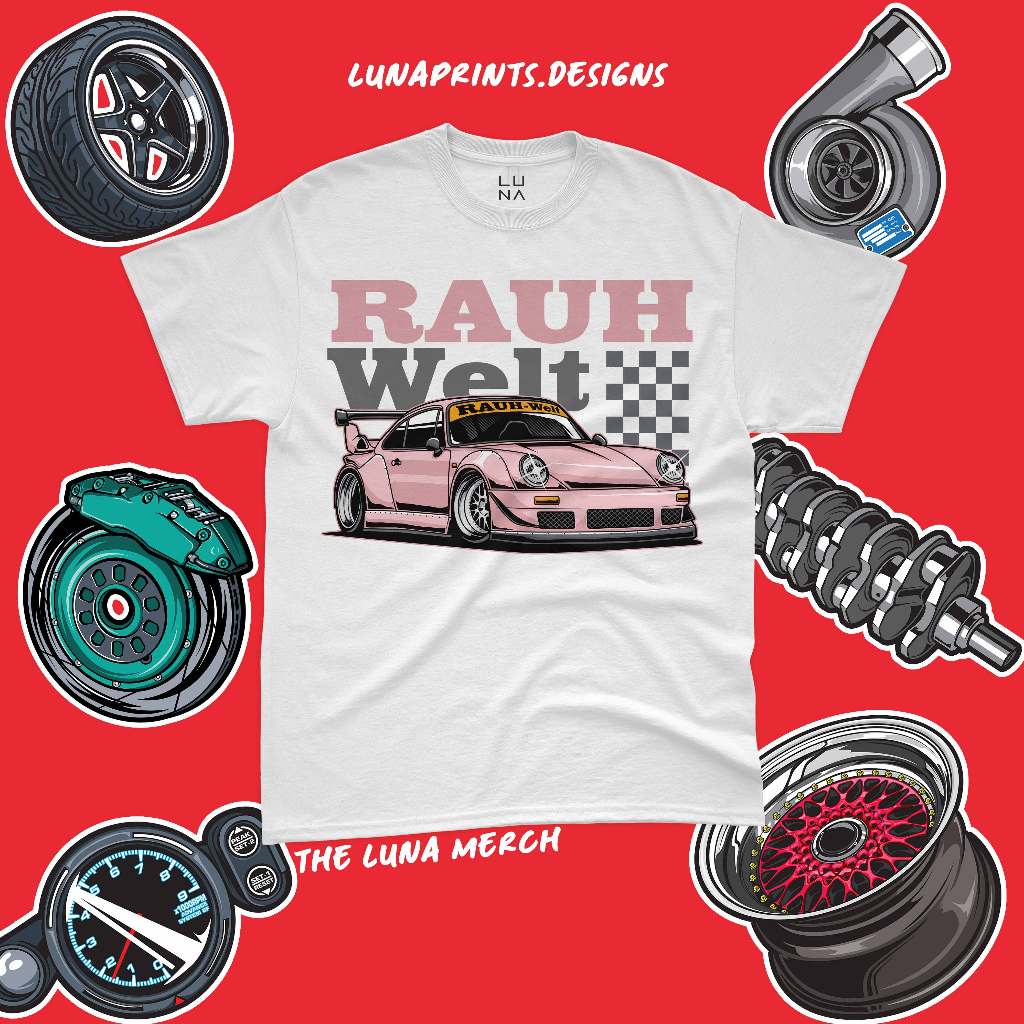 Porsche 911 RWB Rauh Welt Begriff Car Shirt Collection ( For kids and ...