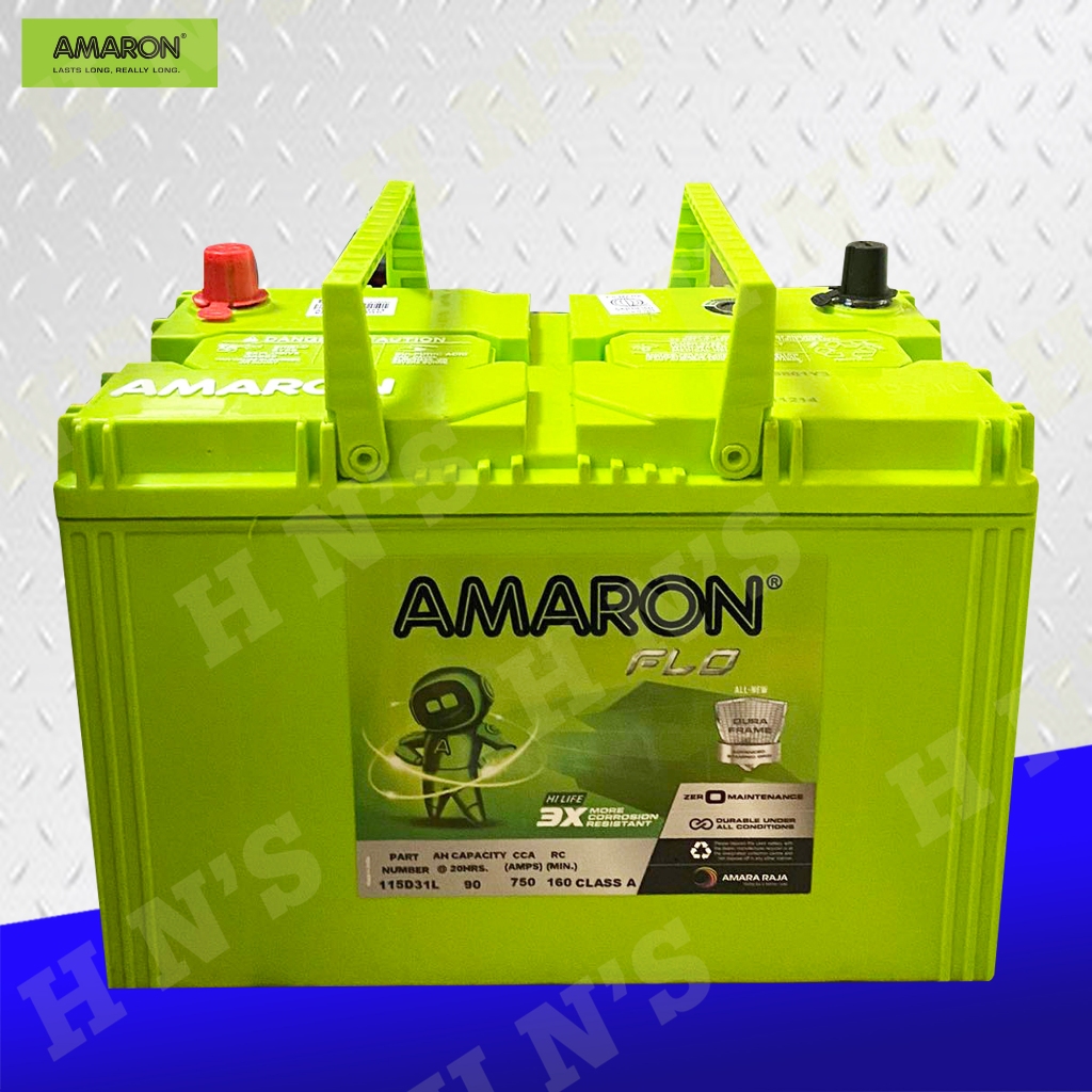 Amaron Hi Life 115D31L ( 3SMF ) Maintenance Free Car Battery w/ 21 ...