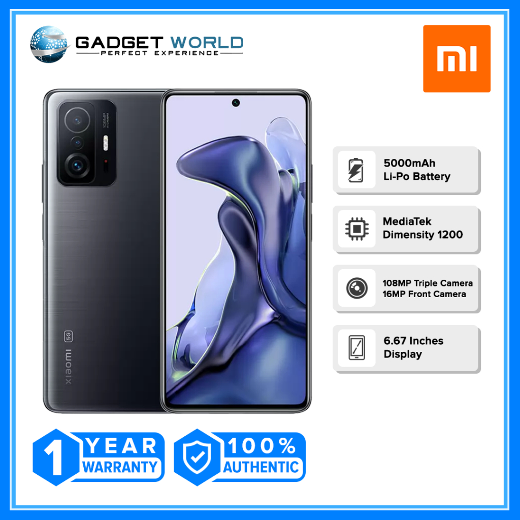 Xiaomi 11T 8GB/256GB Meteorite Gray | Shopee Philippines