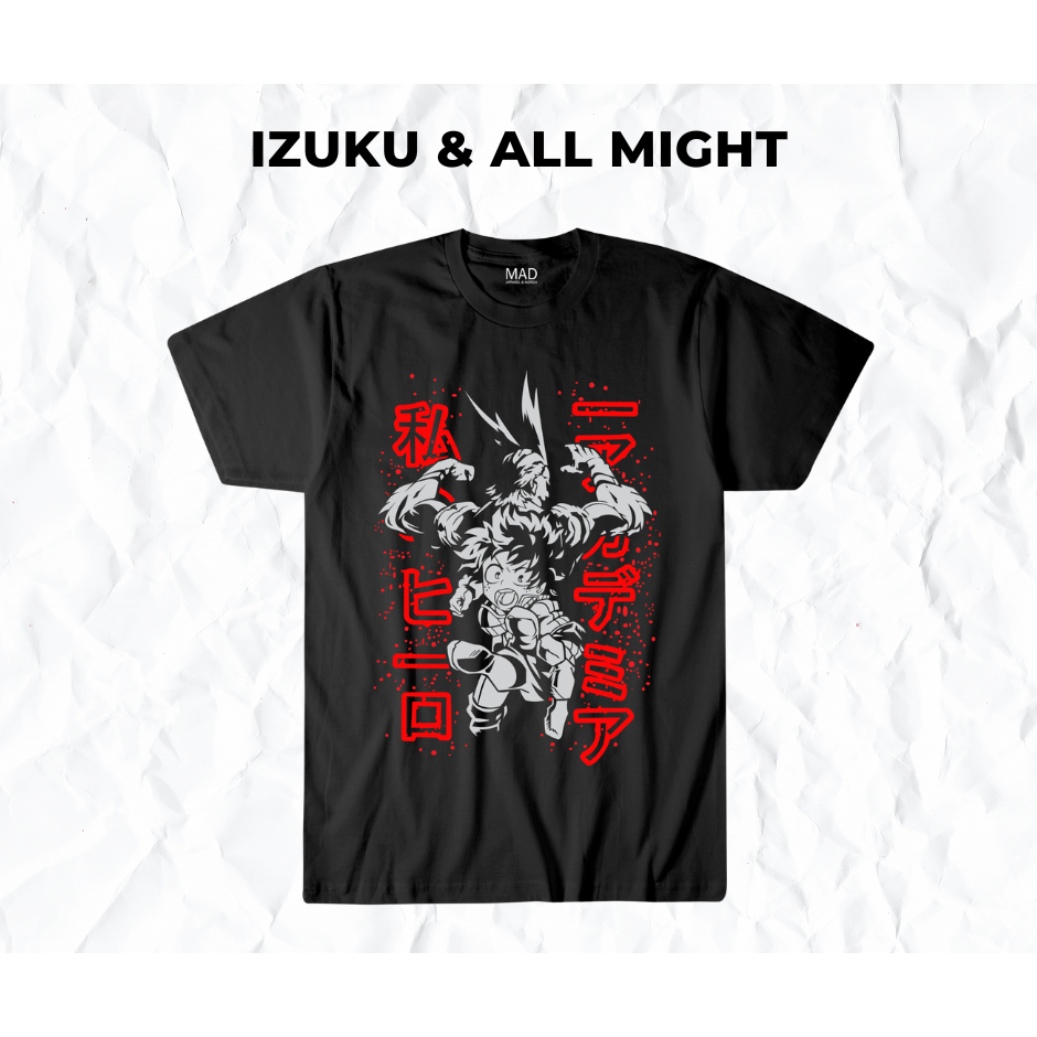 Izuku & All Might Shirt Merch / My Hero Academia Shirt Merch / Anime T ...