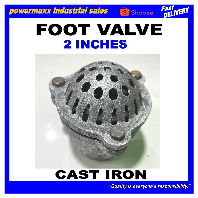 FOOT VALVE 3 cast iron pundido | Shopee Philippines