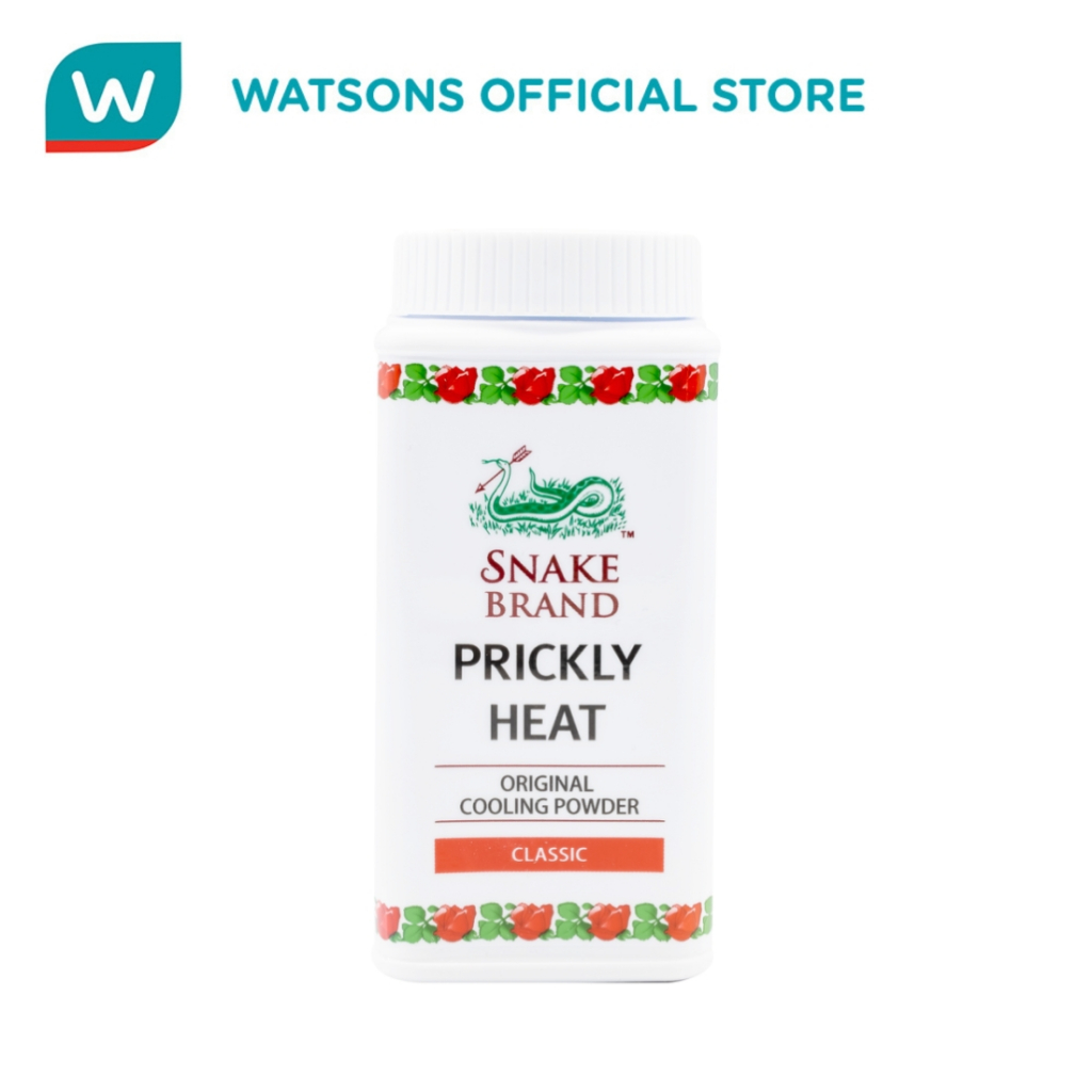 SNAKE BRAND Prickly Heat Original Cooling Powder Classic 50g | Shopee ...