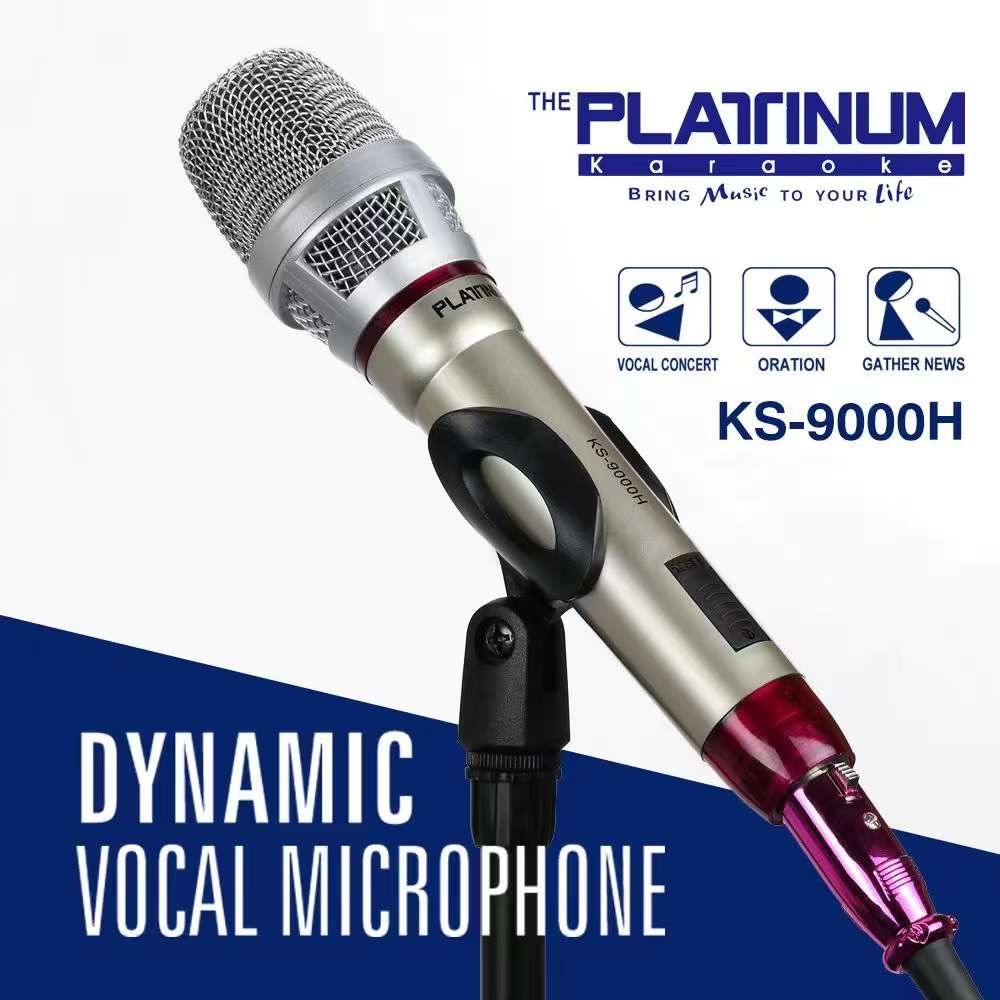PinSan Platinum KS-9000 Wired Dynamic Audio Vocal Microphone ...