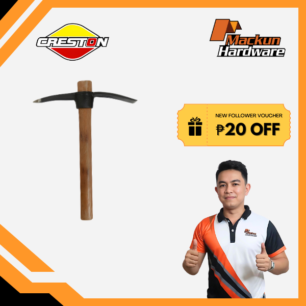 CRESTON PICK MATTOCK 750G W/ WOOD HANDLE CPK-750 | Shopee Philippines