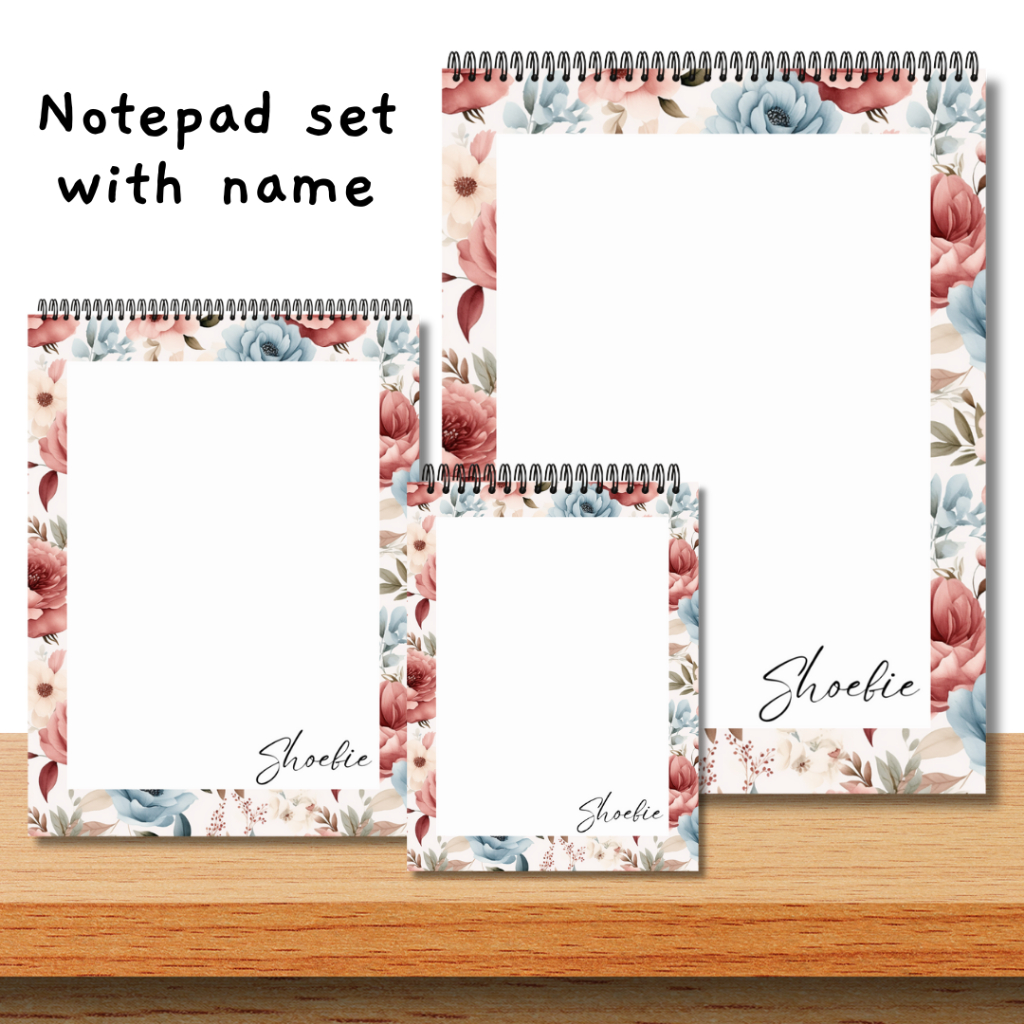 Personalized Notepads Memo Pads WITH NAME Aesthetic Customized Gift 50 ...