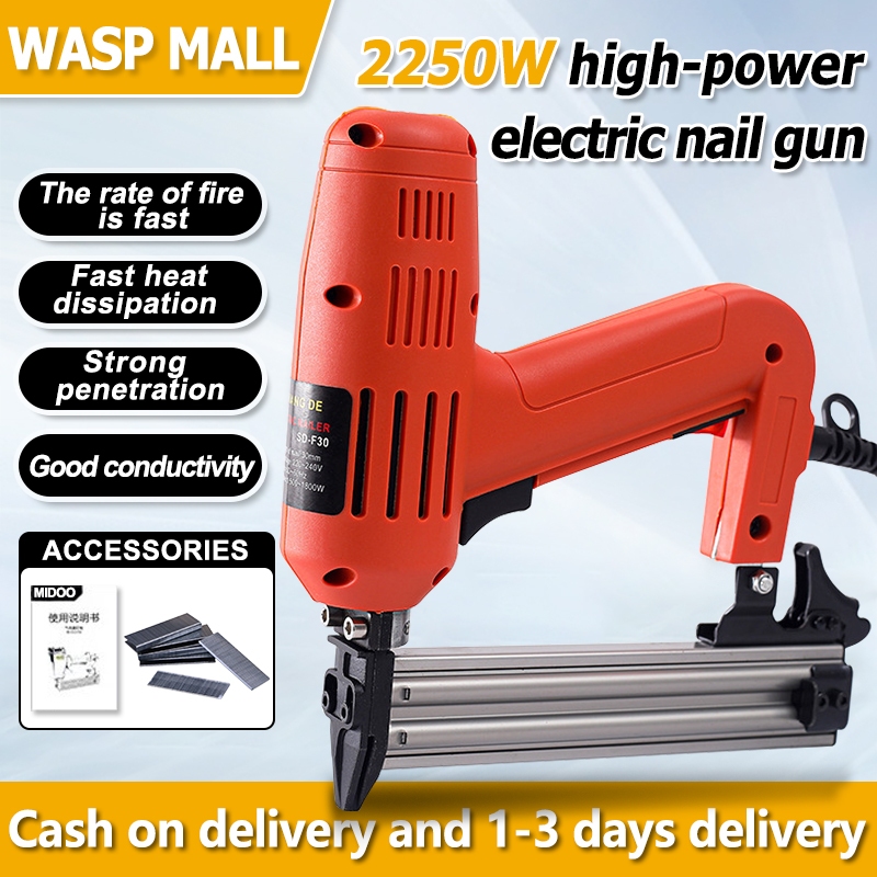【wasp mall】Portable 2250W electric nail gun pneumatic nail gun ...