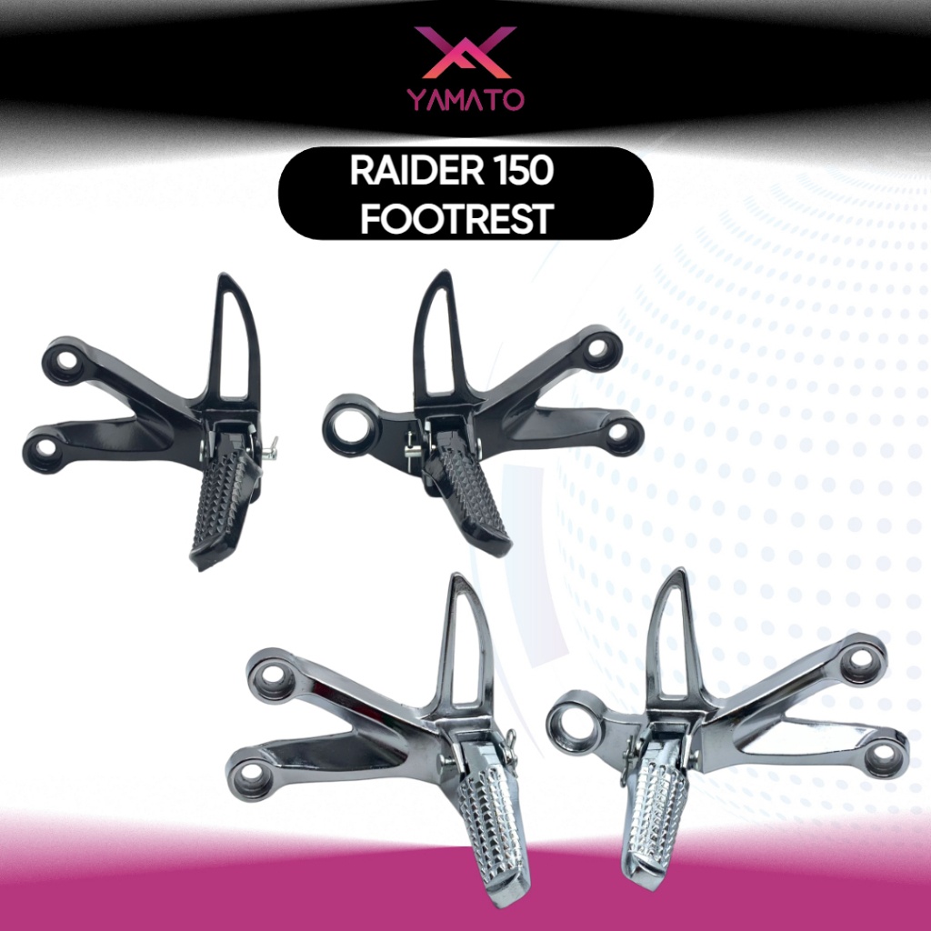 YAMATO MOTORCYCLE 1PAIR RAIDER 150 FOOTREST ALLOY | Shopee Philippines